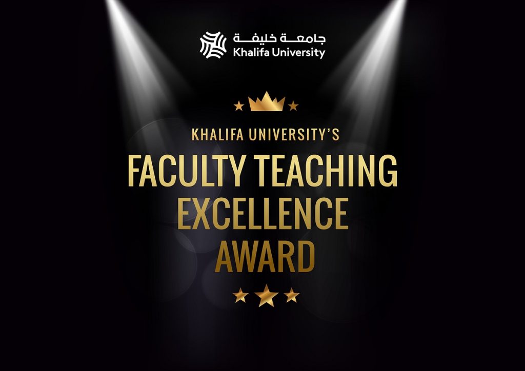 Faculty Teaching Excellence Award Winners Recognized Khalifa University
